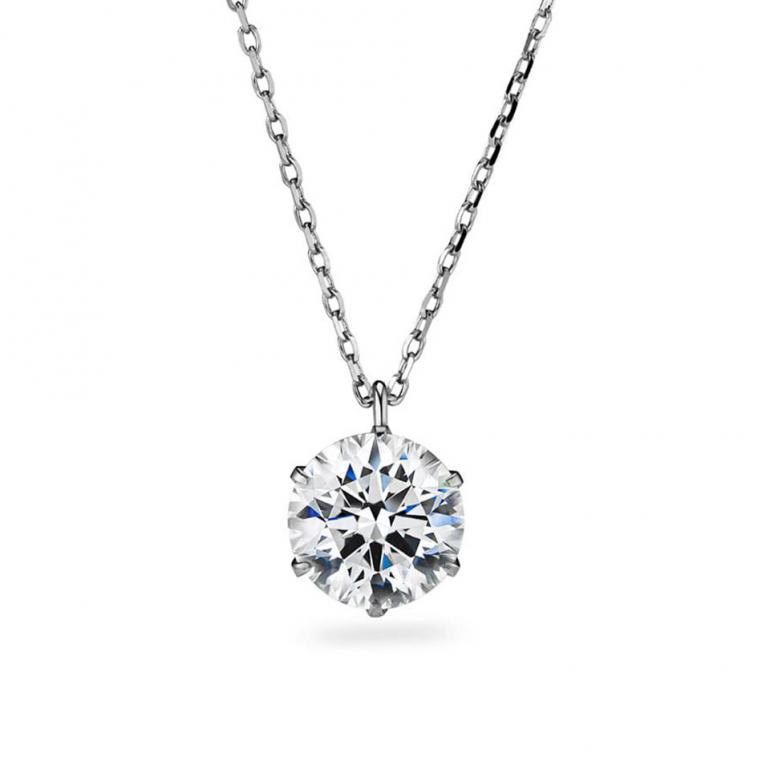 1.0ct ラボグロウンダイヤモンドネックレス | FIRST DIAMOND静岡彫金工房